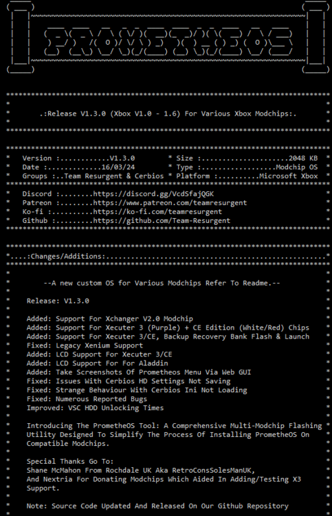 PrometheOS: A replacement Open-Source OS for Xenium based mods ... PrometheOS: A replacement Open-Source OS for Xenium based mods ...